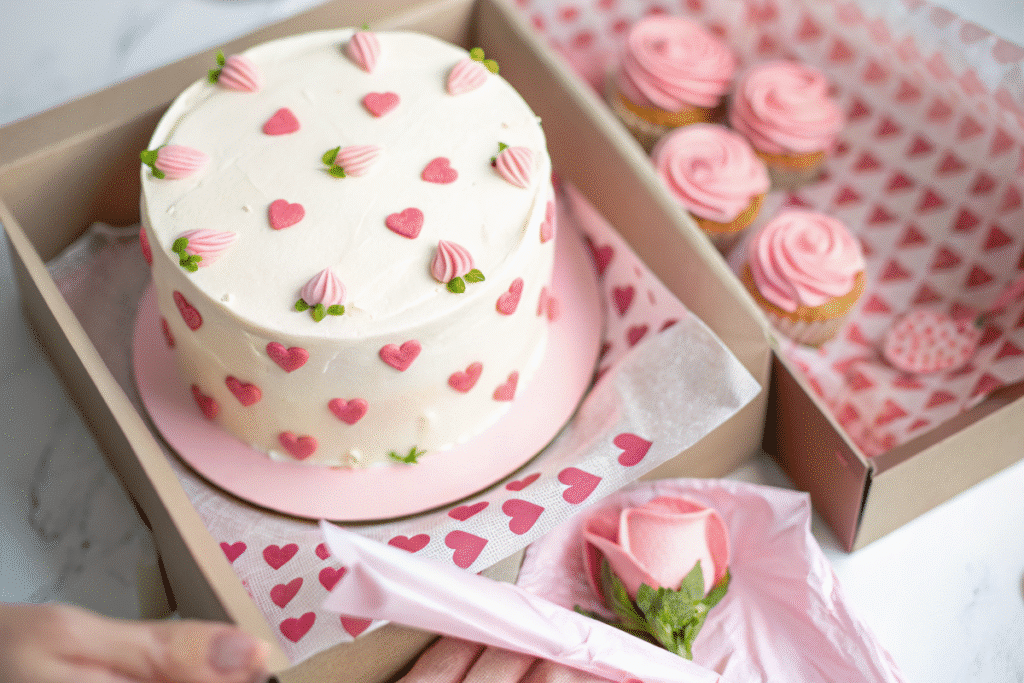 Mini Bento Cake Recipe – 4-Inch Korean-Inspired Dessert Idea